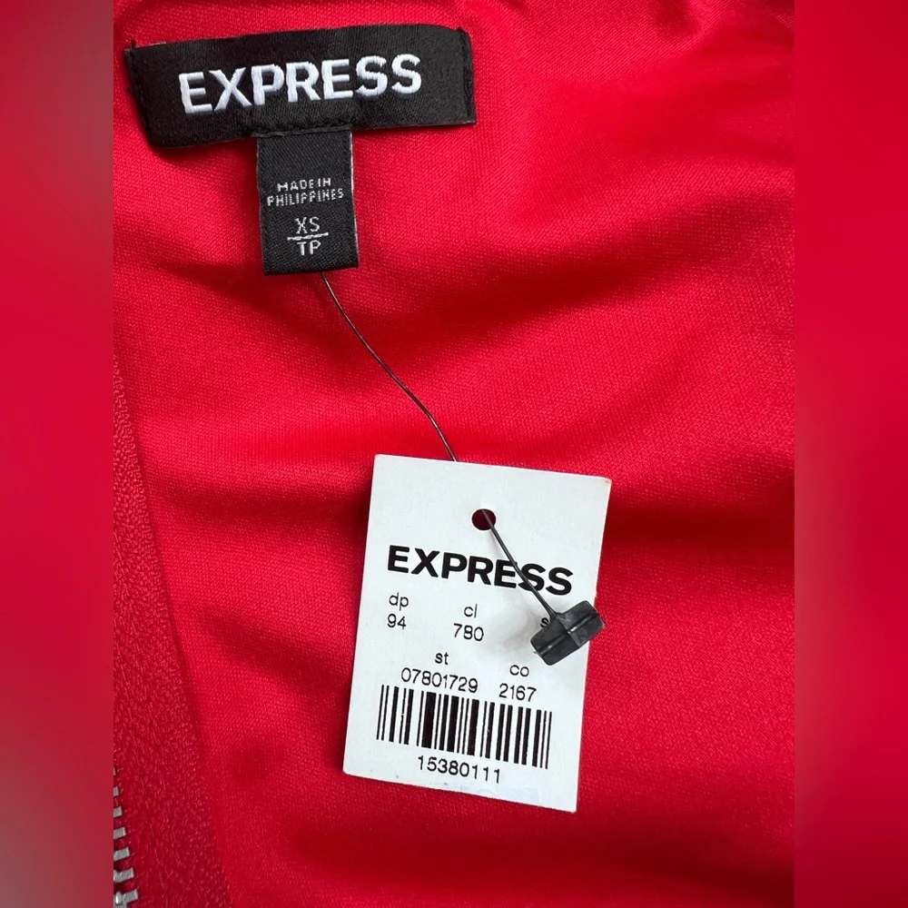 Express | Dresses | Express Red Dress Size Xs New With Tags | Poshmark